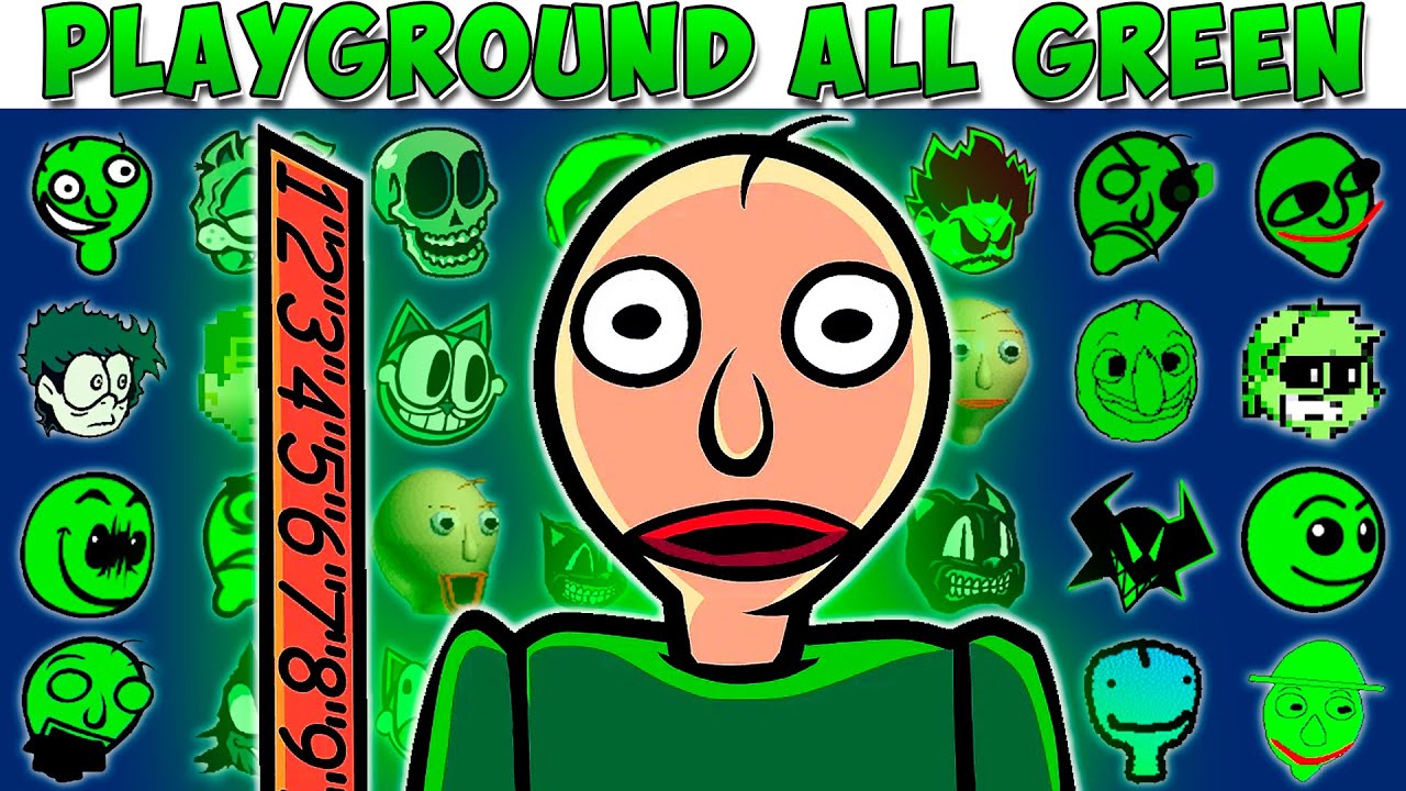 FNF Character Test | Gameplay VS My Playground | ALL Green Test #9 ...