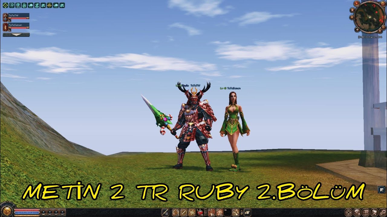 TeTeTW LVL UP 61 RUBY'DE SON DURUM OYNANIR MI? NELER YAPTIK? METİN 2 TR #RUBY BÖLÜM 2 - YouTube
