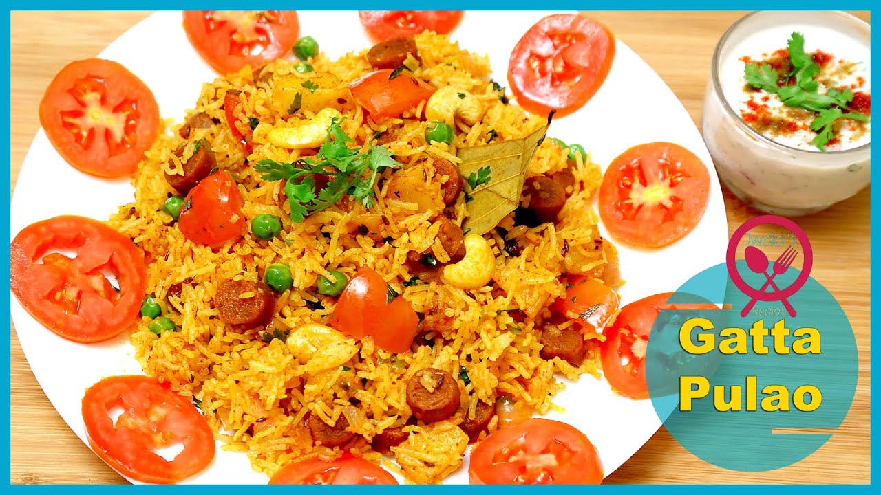 Gatta Pulao | राजस्थानी गट्टा पुलाव | मारवाड़ी गट्टा पुलाव | मारवाड़ी ...