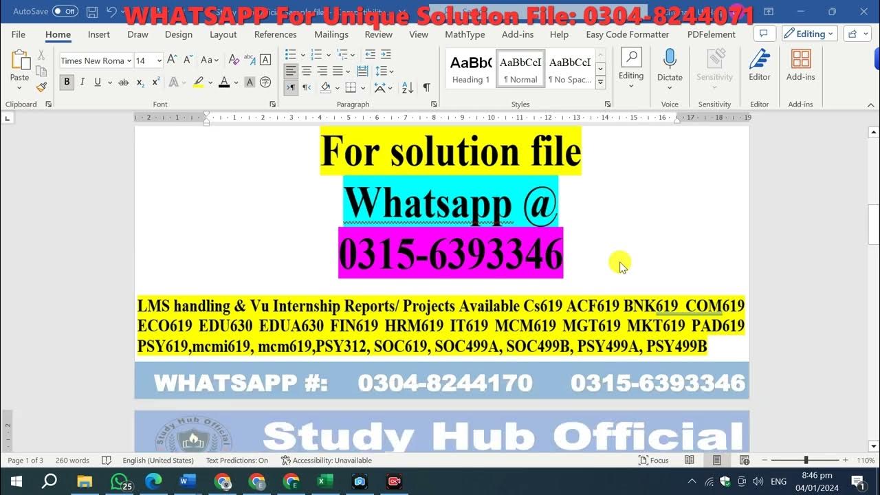 PSY505 GDB Solution 2024 By Study Hub Official - YouTube