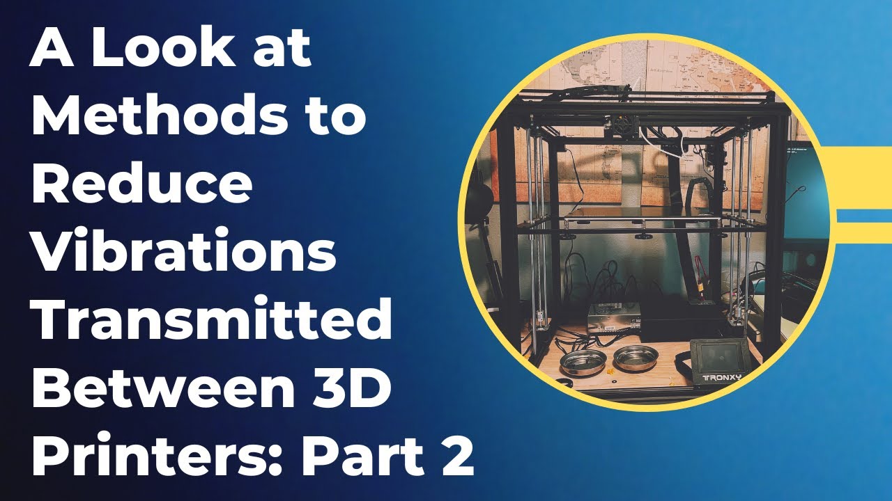 Reducing Vibrations Transmitted Between 3D Printers - YouTube