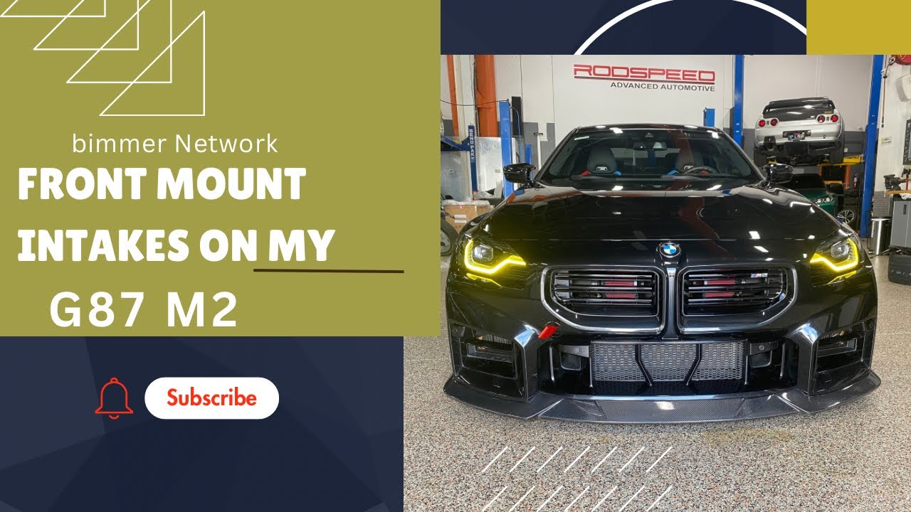 Check out how front mount intakes sound on a G87 M2!! - YouTube