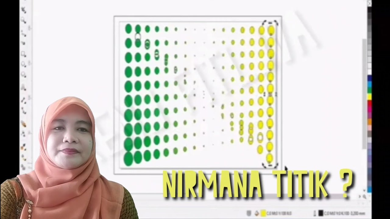 Nirmana #cara membuat Nirmana titik berikut penjelasannya menggunakan PPT - YouTube