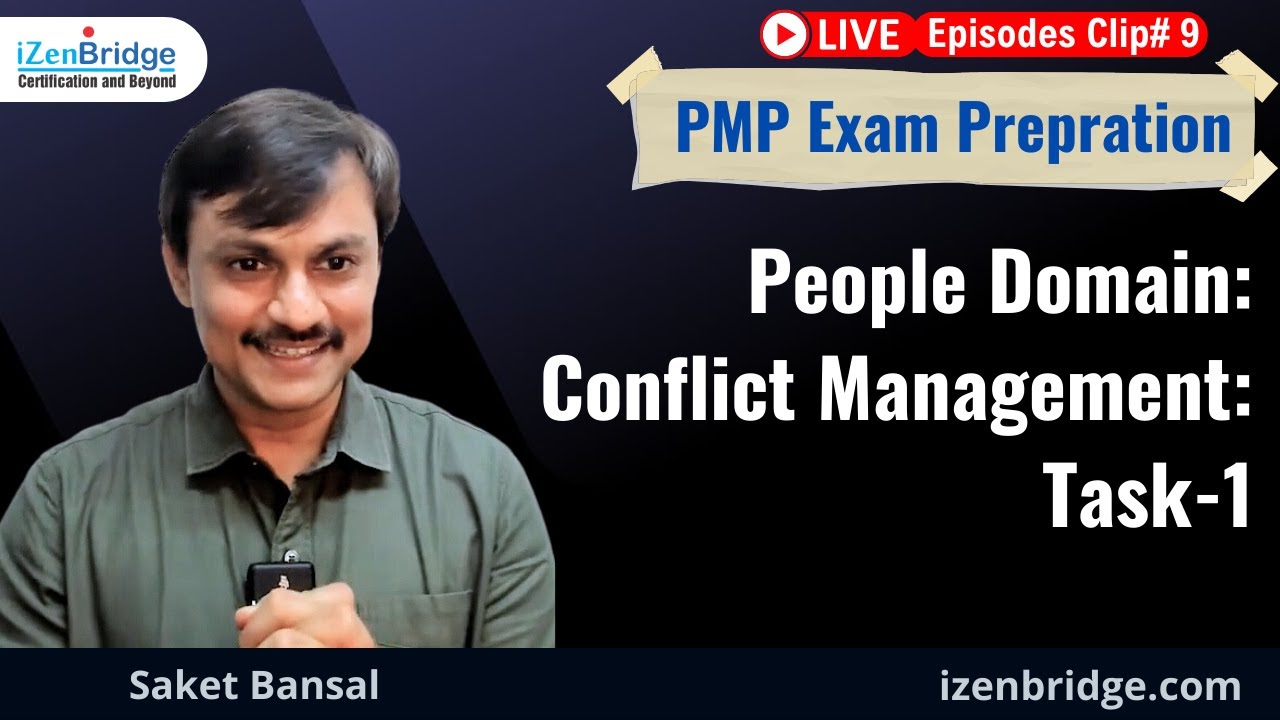 Conflict Management : People Domain - PMP Exam Prep Tips - YouTube