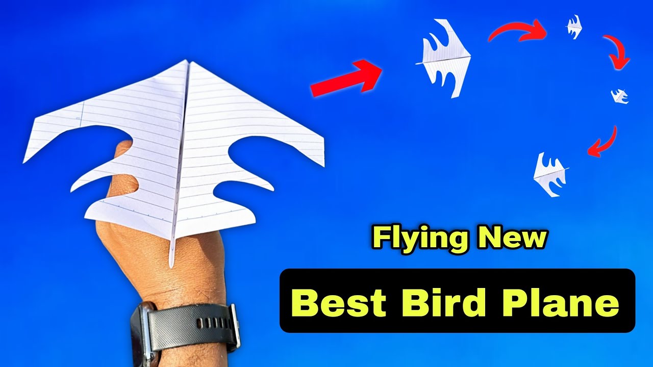 best flying plane (new bird) , notebook flying bird plane, make circle ...