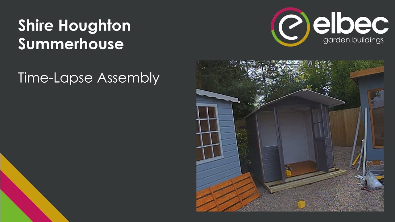 How to assemble the 7x7 Shire Houghton Summerhouse - elbec garden ...