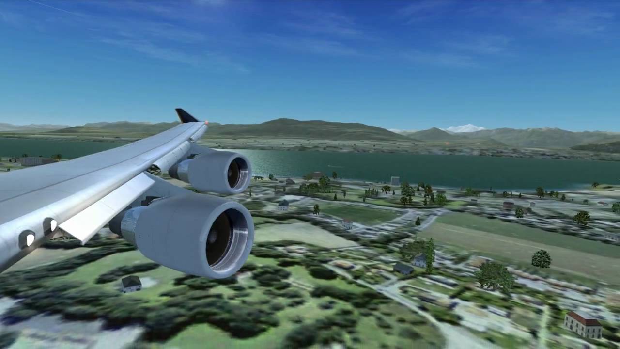 From Zürich to Geneva with FSX in HD - YouTube