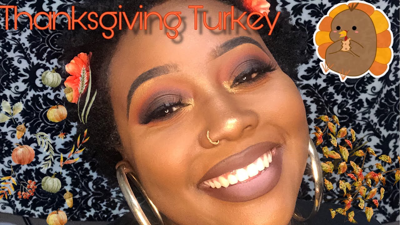 Thanksgiving Turkey Makeup Tutorial - YouTube