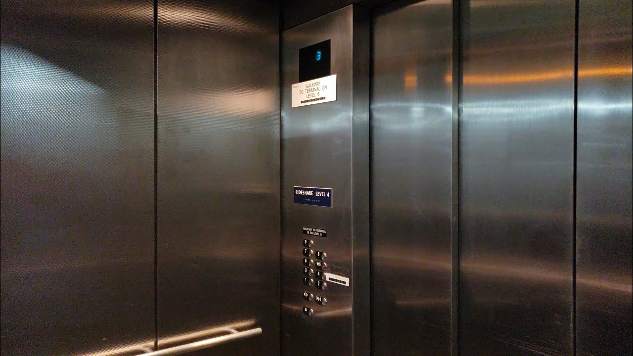 Huge Scenic Otis Elevonic 411 Traction Elevators (B) @ McNamara Parking ...