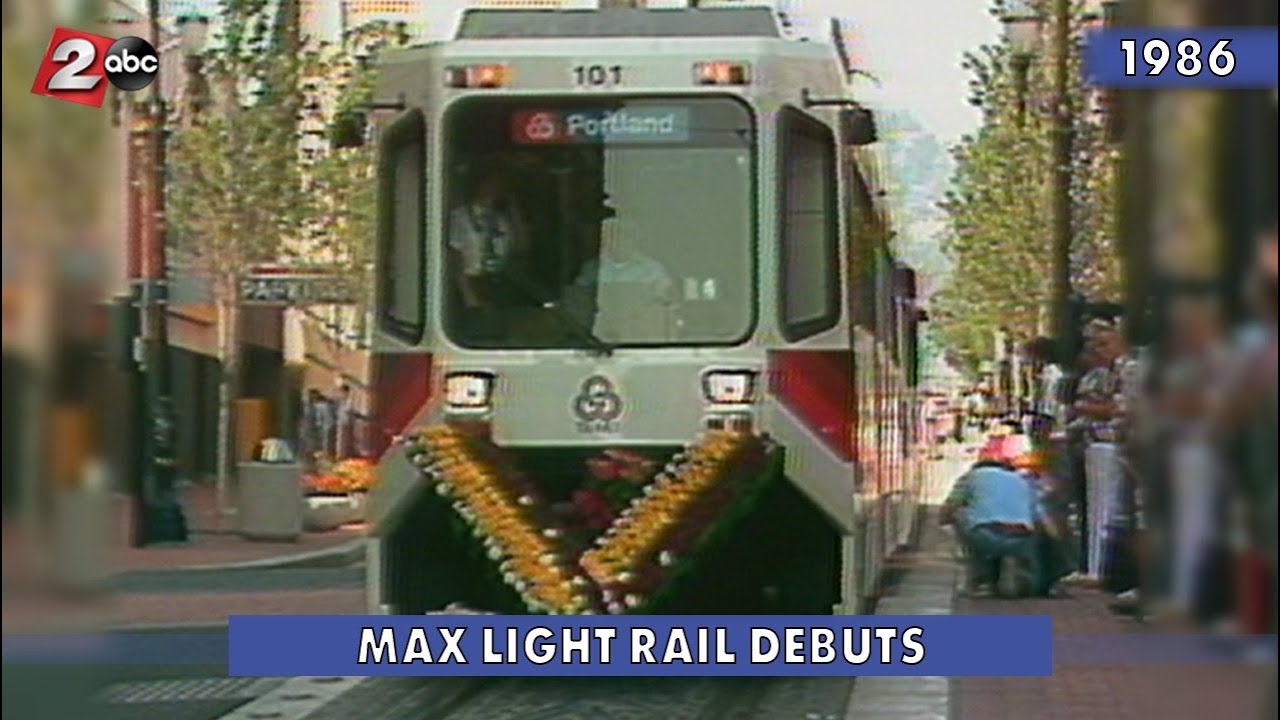 First MAX Light Rail Opens - Sept 5, 1986 | KATU In The Archives - YouTube