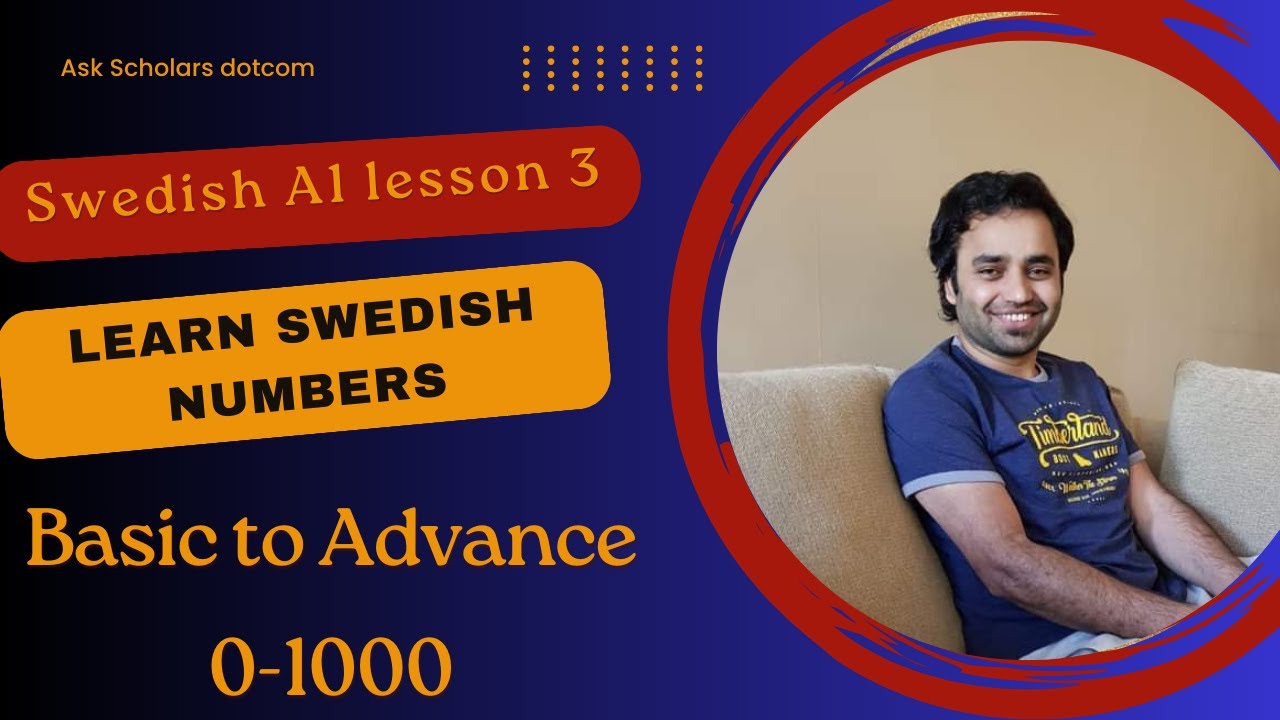 Master Swedish Numbers | Swedish A1 lesson 3 | ordinal and cardinal ...