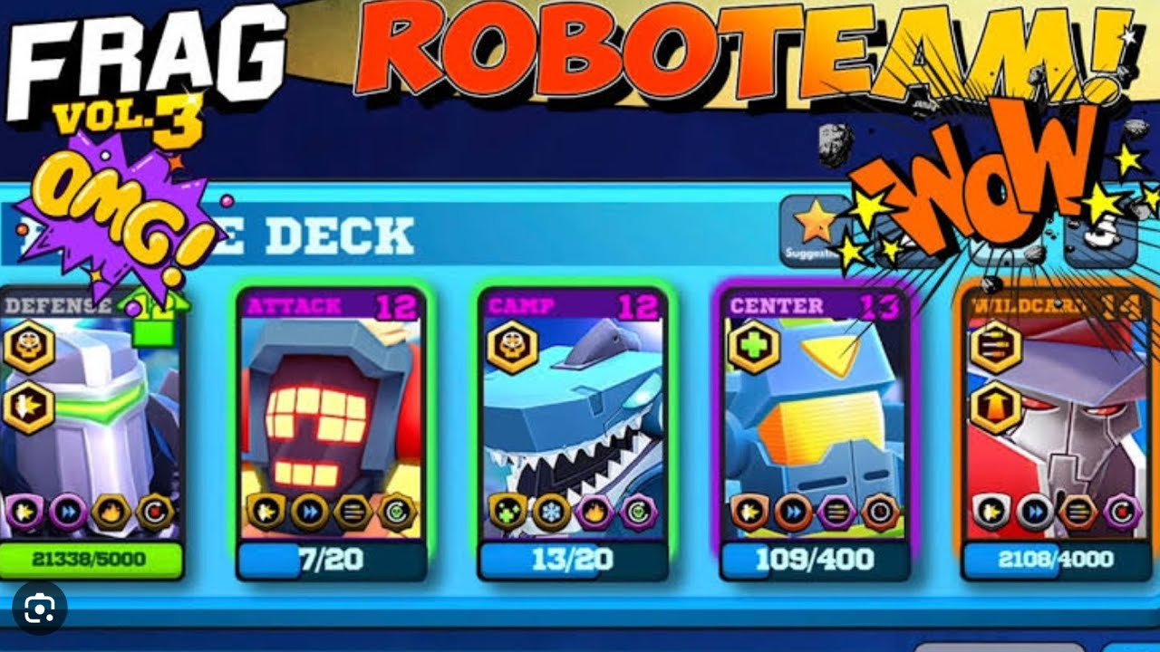 Robot 🤖 team in frag 😍 Full funny 😅 Gameplay 💞💞 - YouTube