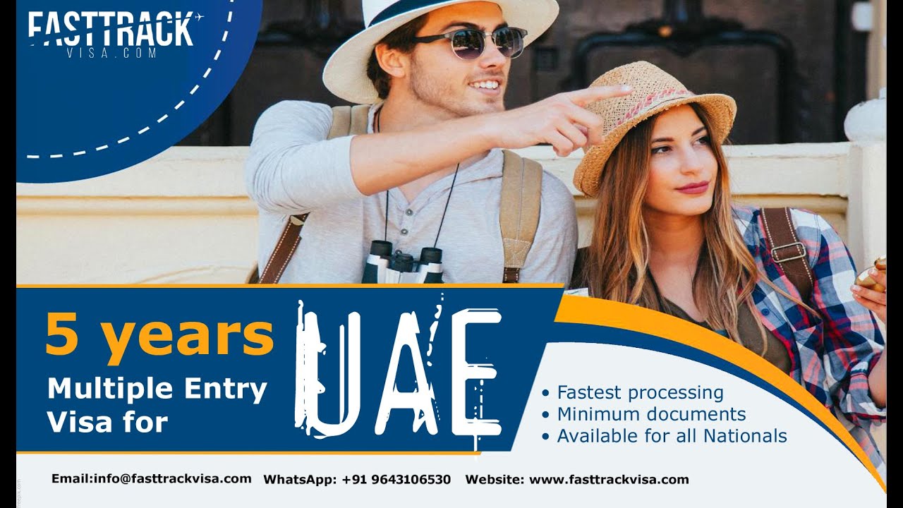 Fast Track Visa - Your 5 years UAE Multiple Entry e-Visa - YouTube