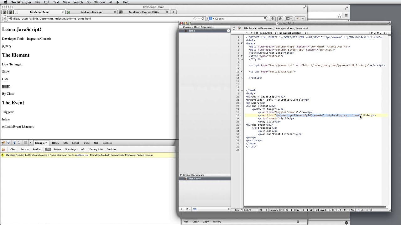 RackForms - JavaScript Quick Start - YouTube