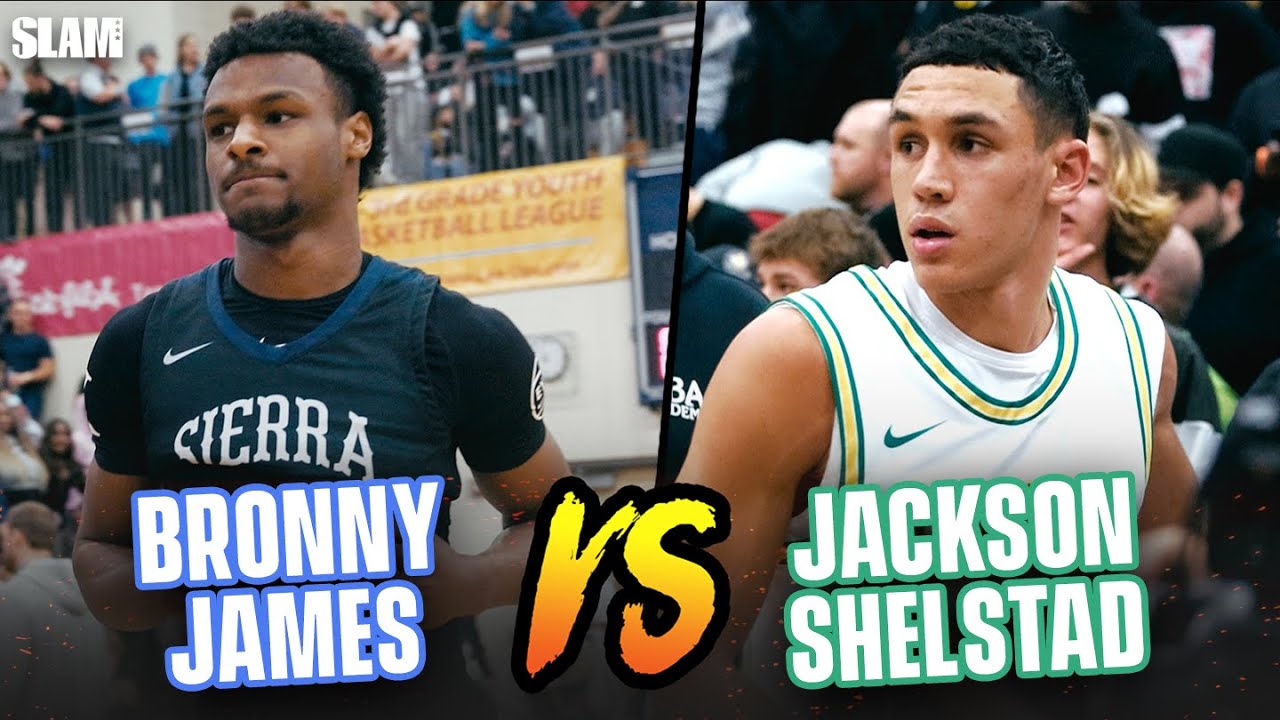 Bronny James vs Oregon Commit Jackson Shelstad 👀🚨 Sierra Canyon vs West ...