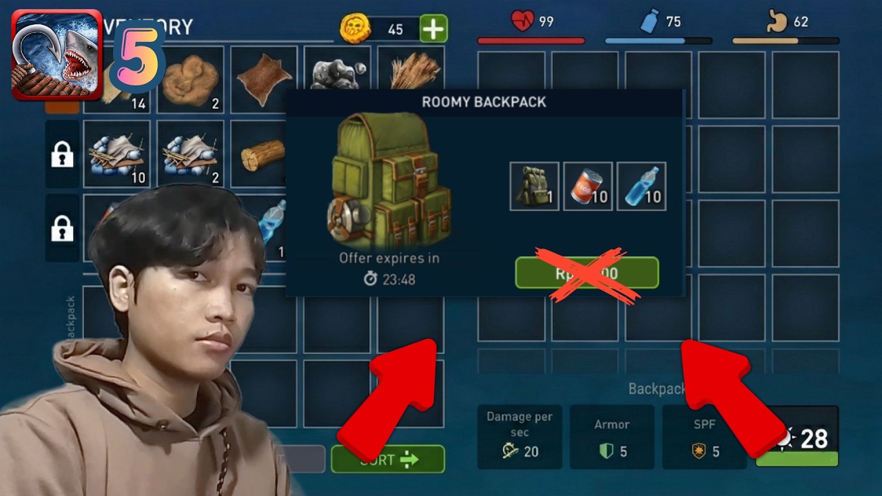 Cara Memperbanyak Inventory | Raft Survival - Ocean Nomad (Eps 5) - YouTube