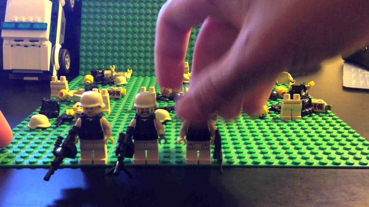 Lego Police + Army Speed Build (Brickforge) - YouTube