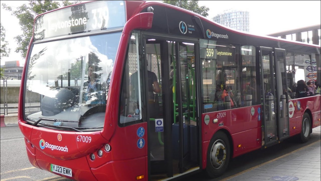 *NEW BUS* Stagecoach Switch Optare Metrocity 67009 YJ23 EWK bus ride ...