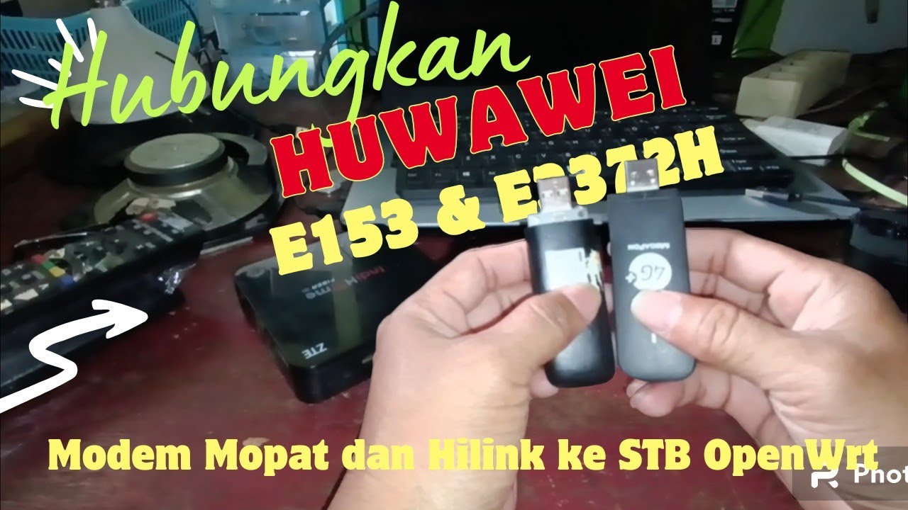 CARA HUBUNGKAN MODEM Hi-link dan Modem Mobile partner ke STB OPENWRT ...
