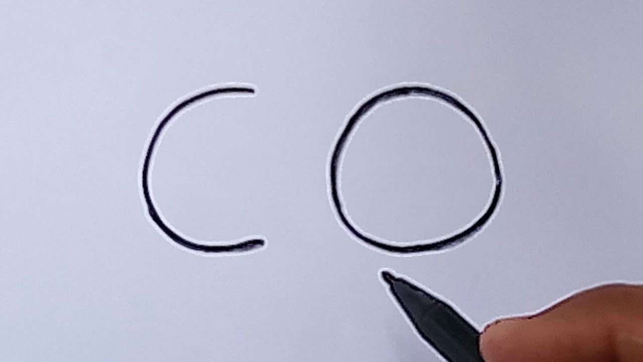 How to draw mosquito from letter CO| Drawing mosquito easy| drawing ...