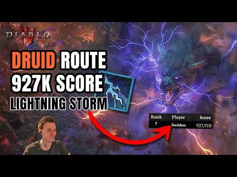 Rob2628: Top Druid Gauntlet Route - Lightning Storm Build Diablo 4