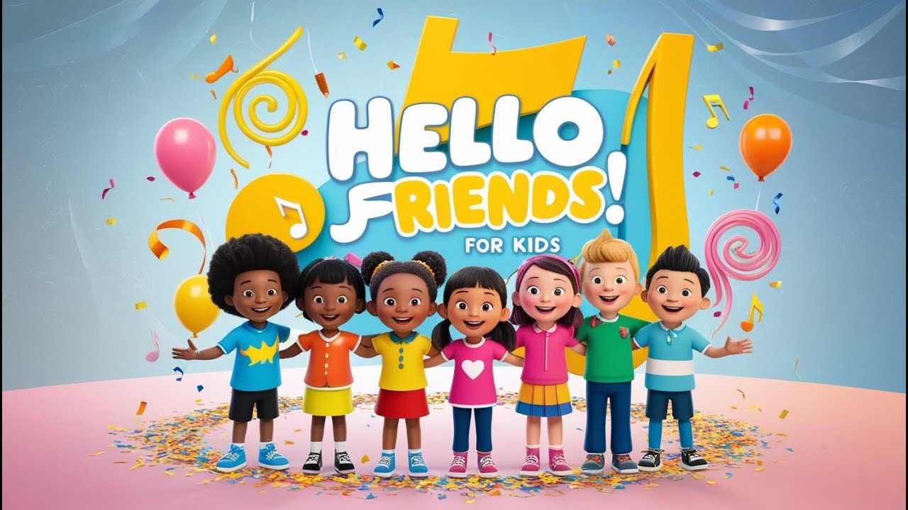 Hello Song for Kids | Greeting Song and Friendly Nursery Rhyme | # ...