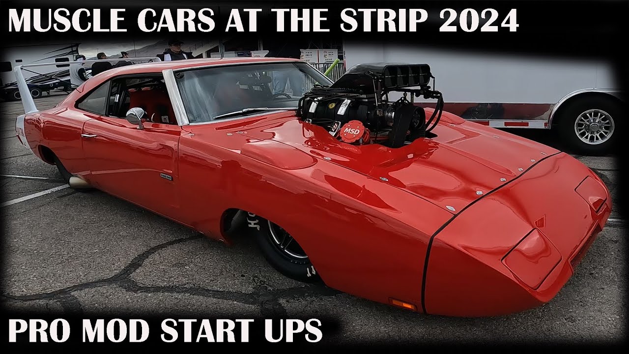 PRO MOD START UPS AT MUSCLE CARS AT THE STRIP 2024 - YouTube