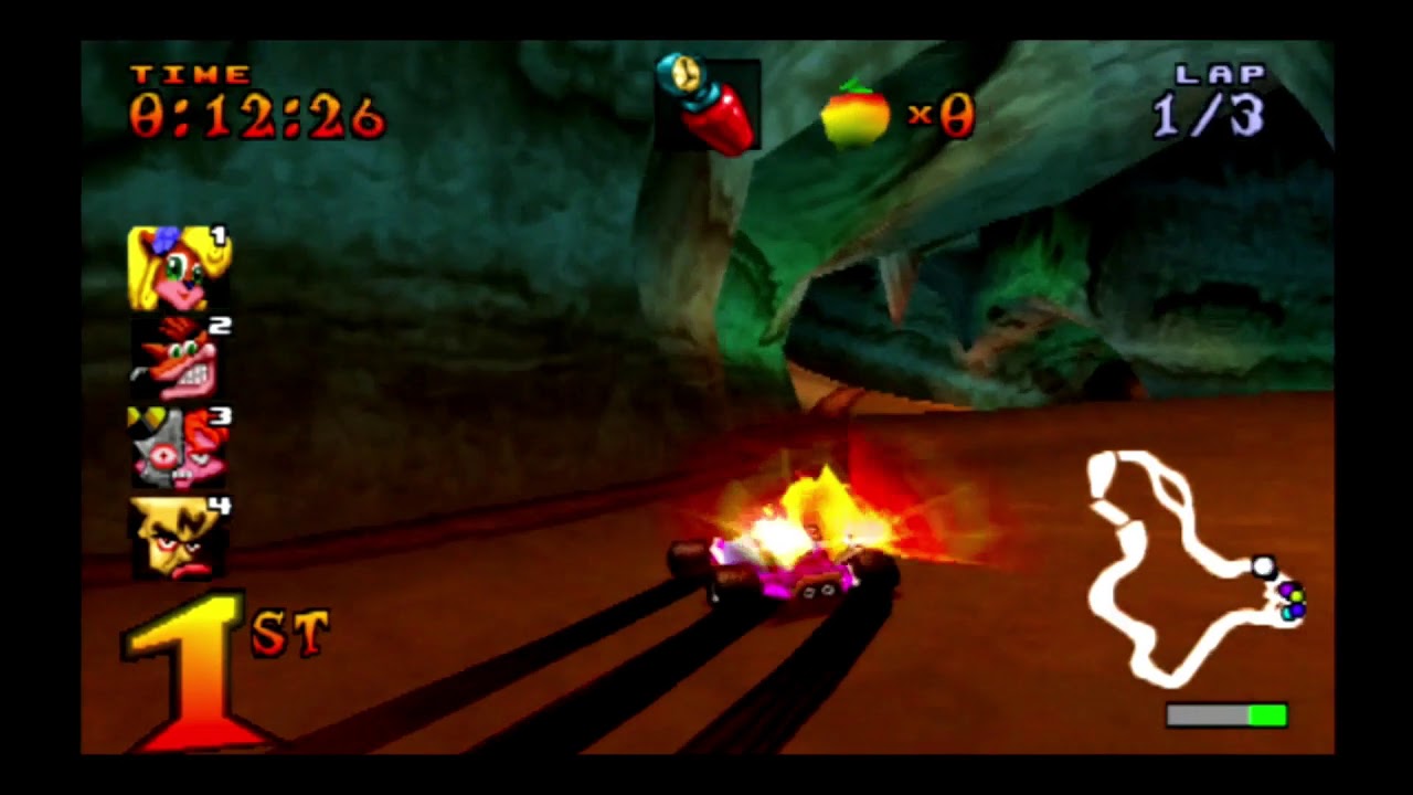 Crash Team Racing Ps1 - All Tracks - YouTube