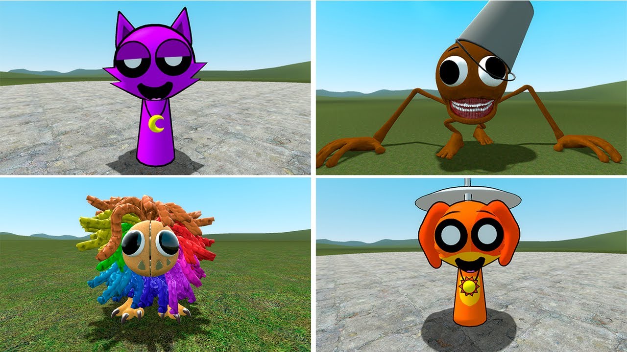 I Created a New Sprunki Monster Tapes & Small Sea Eaters In Garrys’s ...