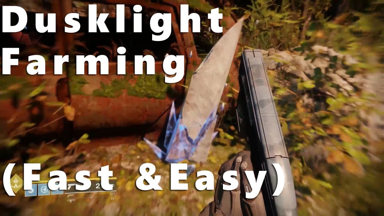 Destiny 2 - EDZ Dusklight Shard Farming location! Fast & Easy! - YouTube