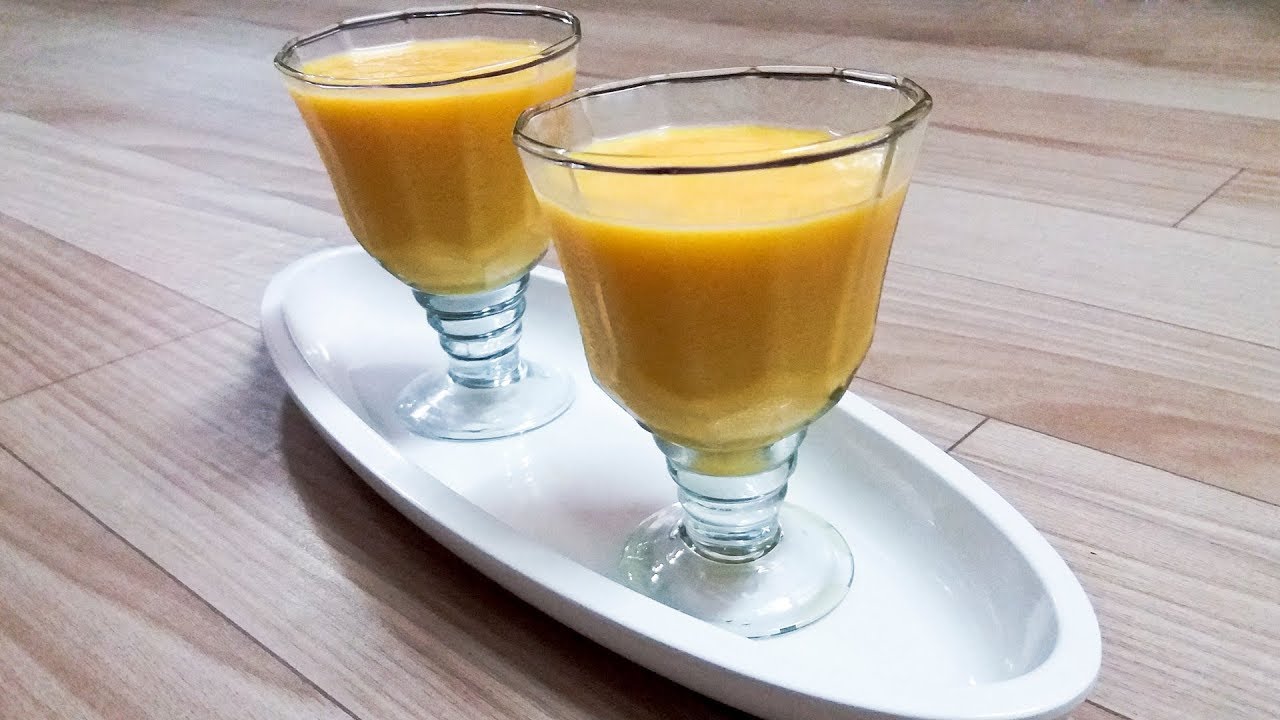 Alphonso Mango Juice Recipe | Mango Smoothie Recipe | Homemade Mango ...