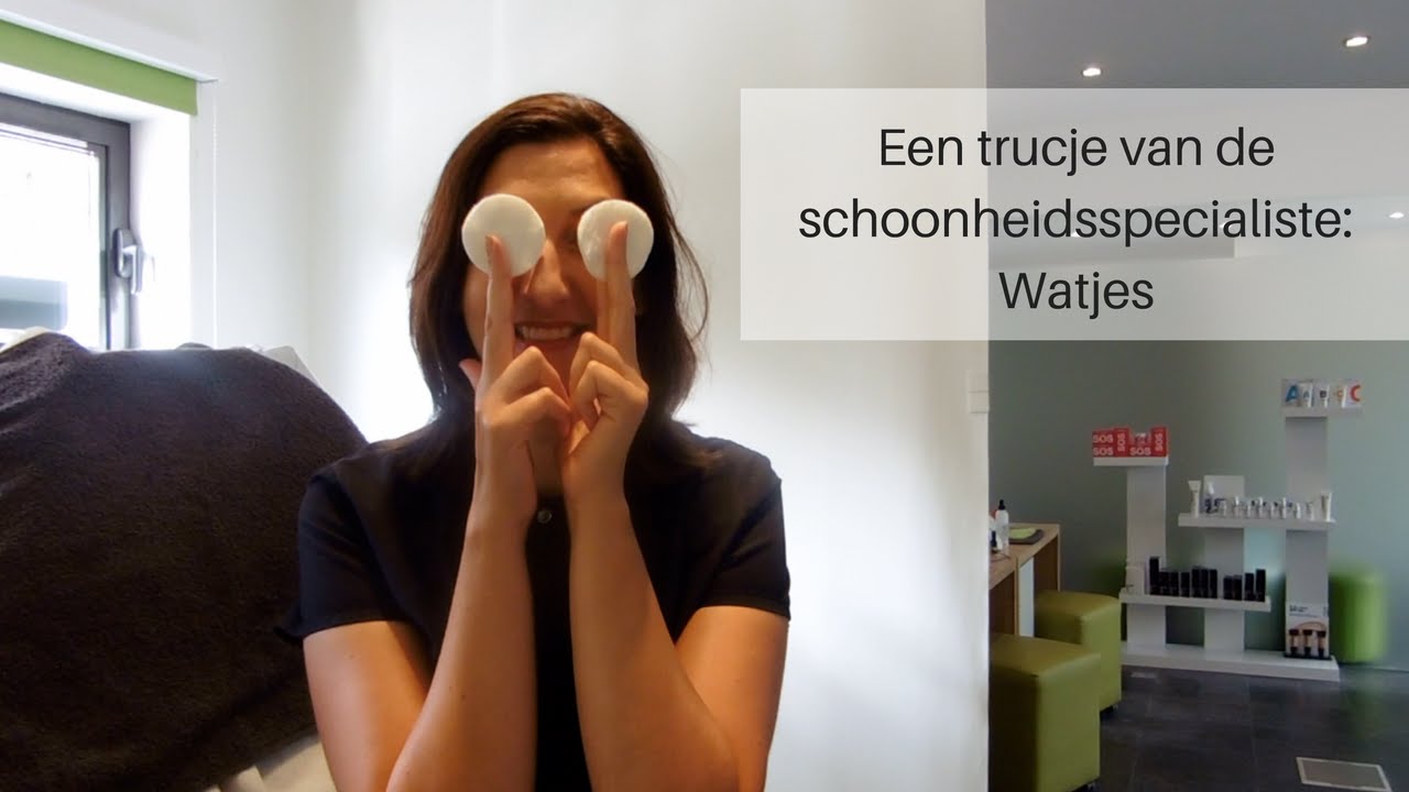 Een trucje van de schoonheidsspecialiste: Watjes - YouTube