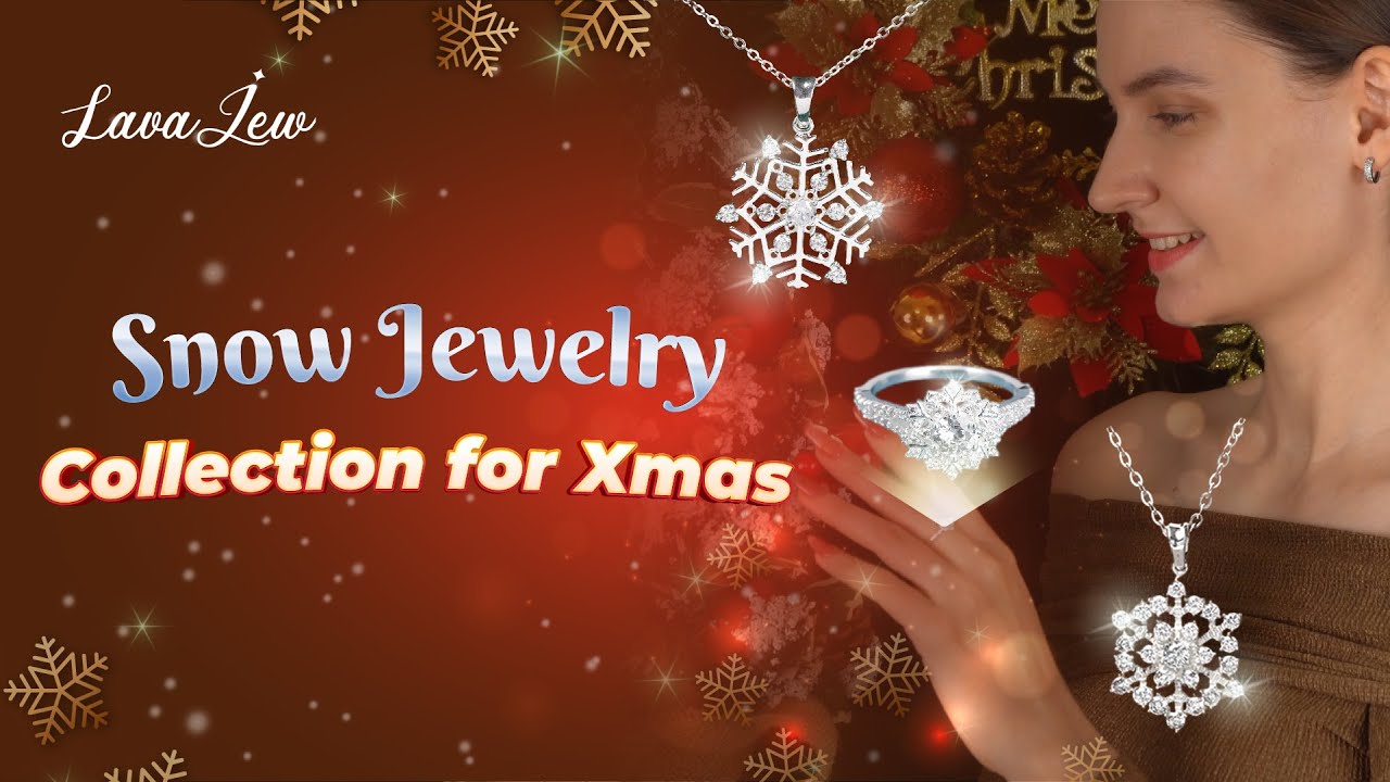 Snow Jewelry Collection for Xmas - How Beautiful They are - YouTube