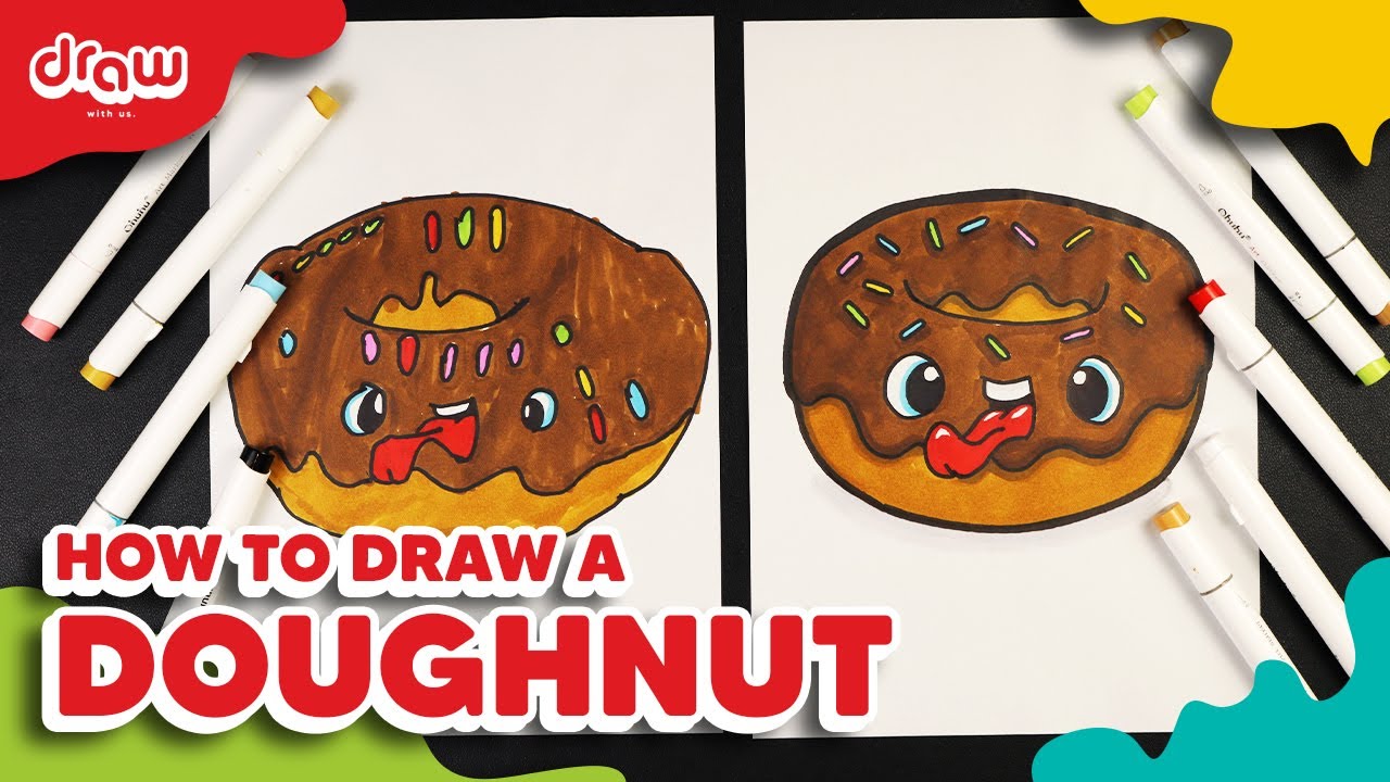 How to Draw a Doughnut - YouTube