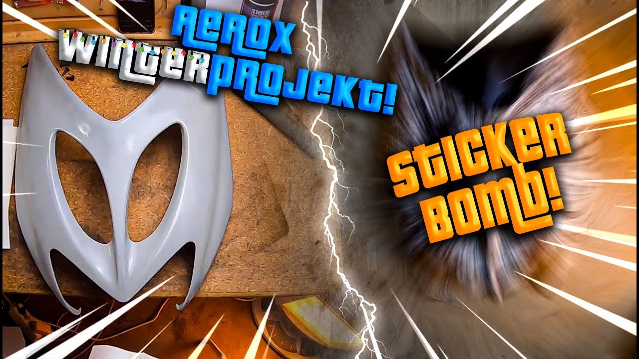 Yamaha Aerox Verkleidung Sticker Bomb! Tuning Story | (12/36 ...