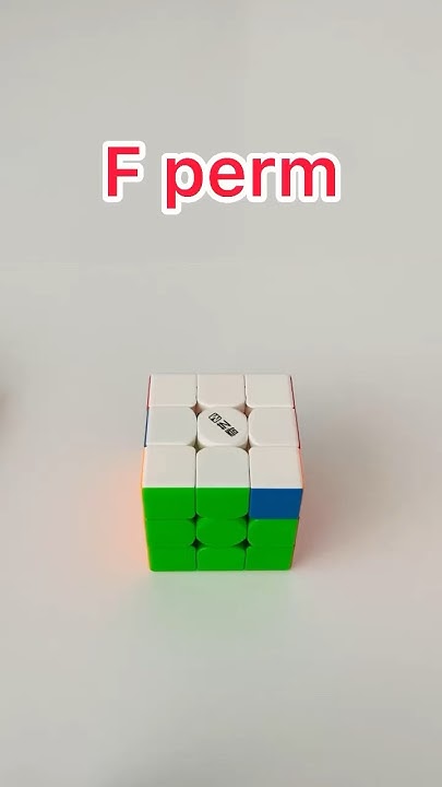 F Perm - The Rubik's Cube Algorithm You NEED to Know - YouTube