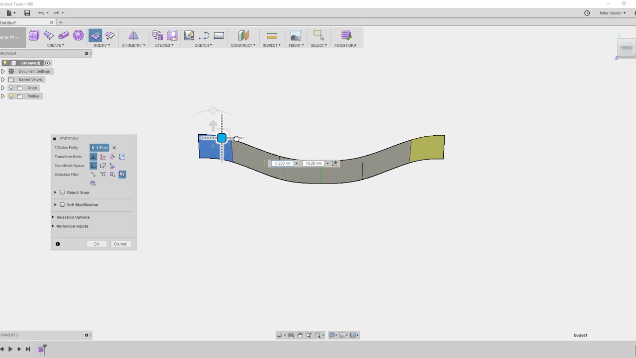 Fusion 360 Symmetry In Sculpting YouTube fusion-360-symmetry-in-sculpting-youtube