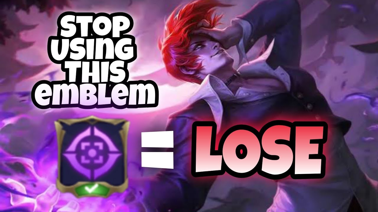 Stop Use This Emblem ( High and Dry ) | MLBB - YouTube