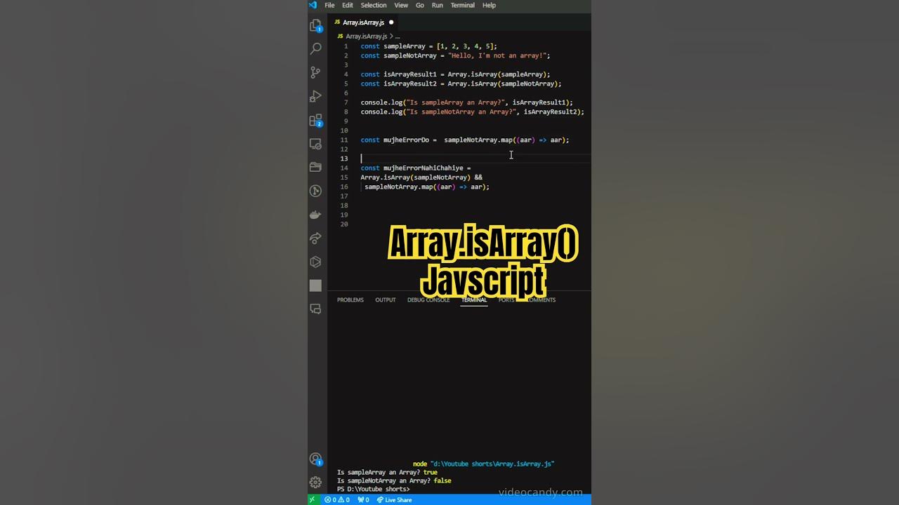 Array or Imposter? 12/30 Days of JS - Unmasking JavaScript's Array.isArray Method! #javascript # ...
