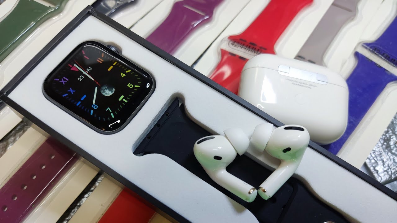 Smart Watch Air pods pro - YouTube