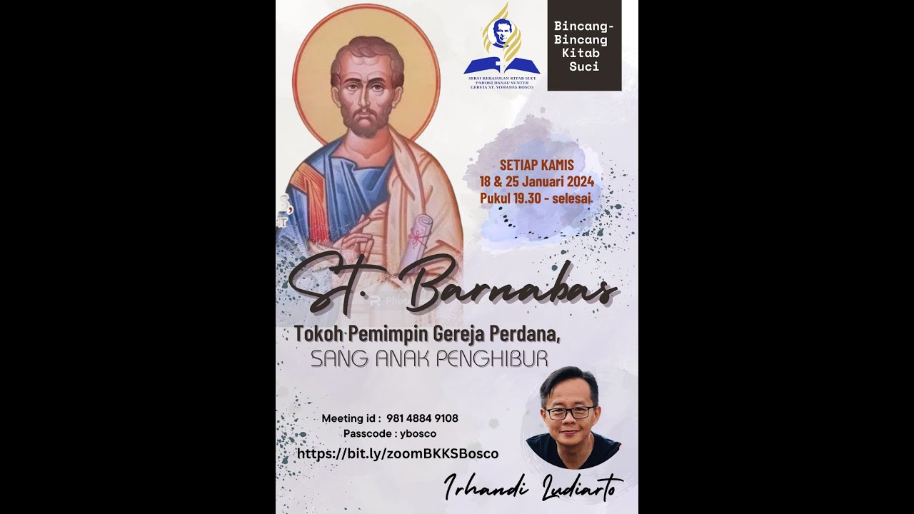 Santo Barnabas part 1 : Tokoh Pemimpin Gereja Perdana (Sang Anak ...