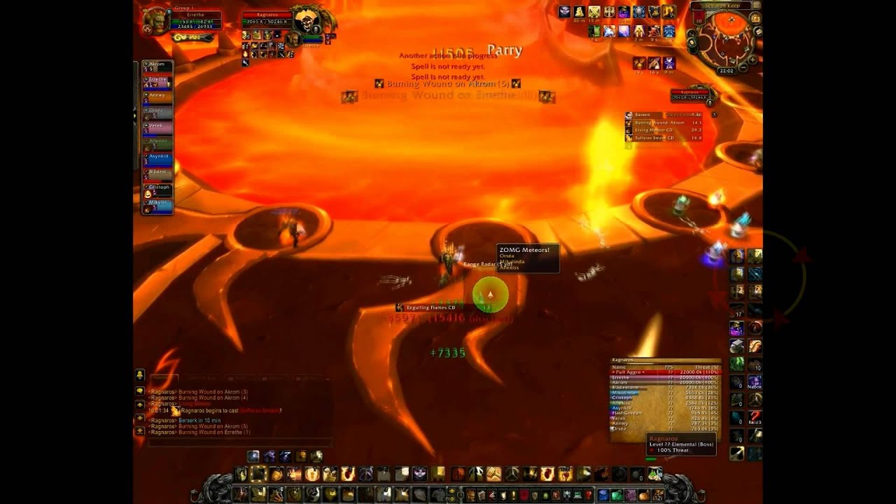c l a i r e vs Ragnaros 10m Normal (Funny sketch) - YouTube