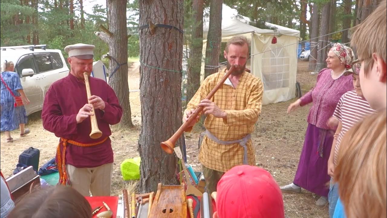 Музыкальный инструмент - рожок - YouTube