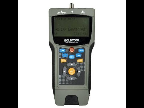 TUTORIAL | LAN TESTER GOLDTOOL TCT-2690 PRO - Part 2 - YouTube