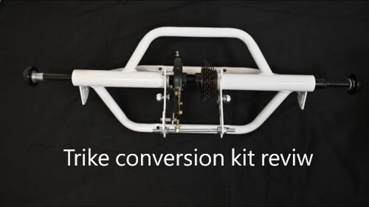 Trike Rear Axle, Tricycle Conversion Kit review - YouTube