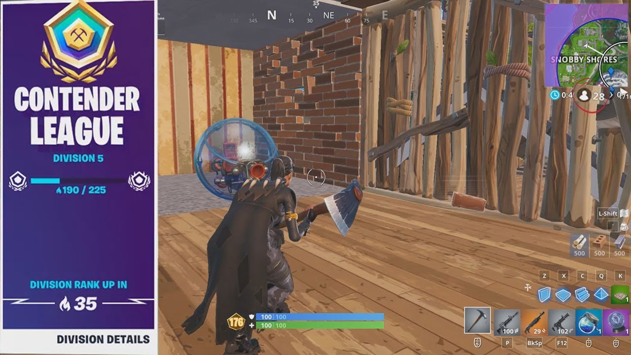 Stacked 28 people end game - FORTNITE SOLO ARENA DIVISION #5 - YouTube