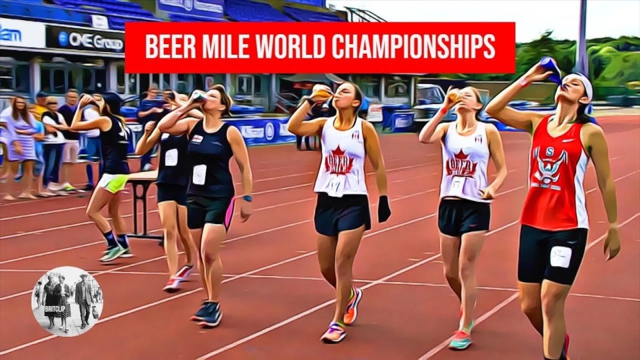 Beer Mile World Championships - YouTube