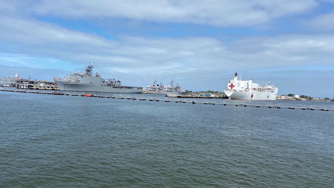 Norfolk Virginia Navy base - YouTube