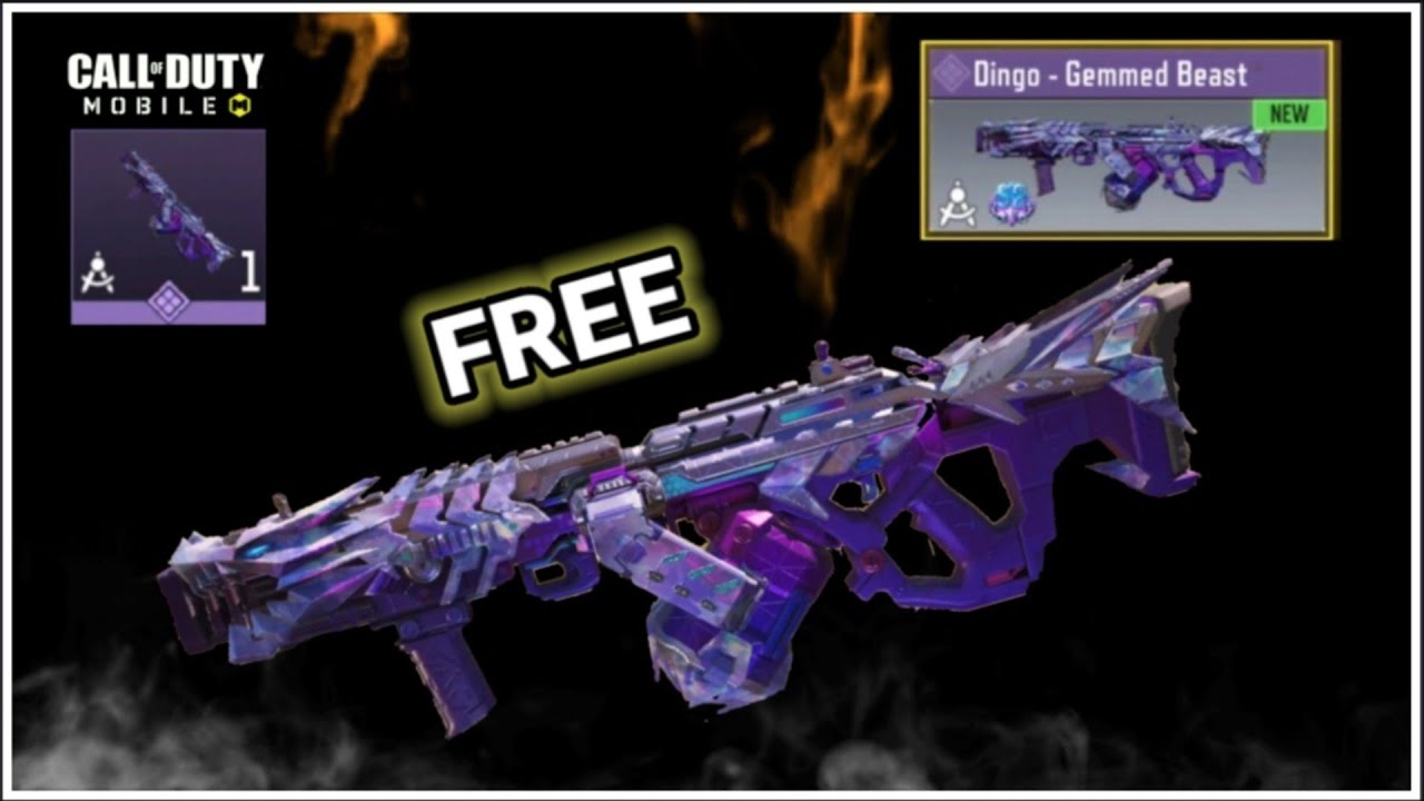 How To Get New Dingo - Gemmed Beast LMG in COD Mobile 😱 How to Claim ...