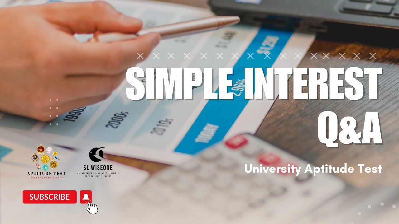 Simple Interest Q & A | University Aptitude Test - YouTube